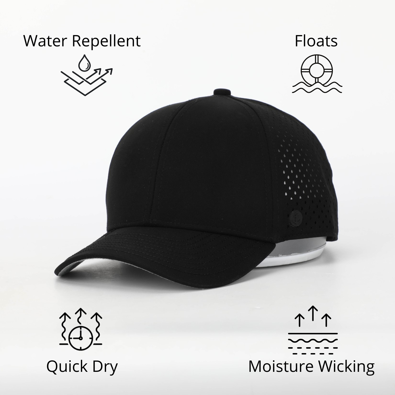 ANKOR Ultra Performance Water-Resistant UPF 50 Baseball Hat | Golf | B